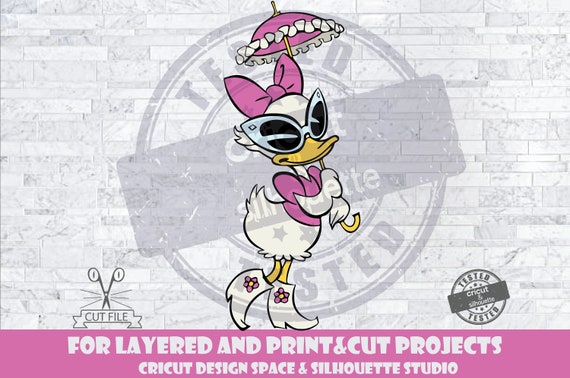 Daisy Duck SVG Design Files for Cricut Silhouette Cut Files | Etsy