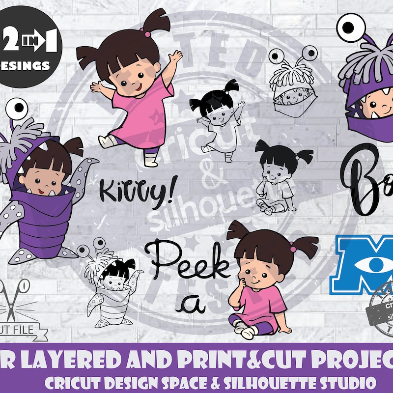 Boo Monsters Ink - Etsy