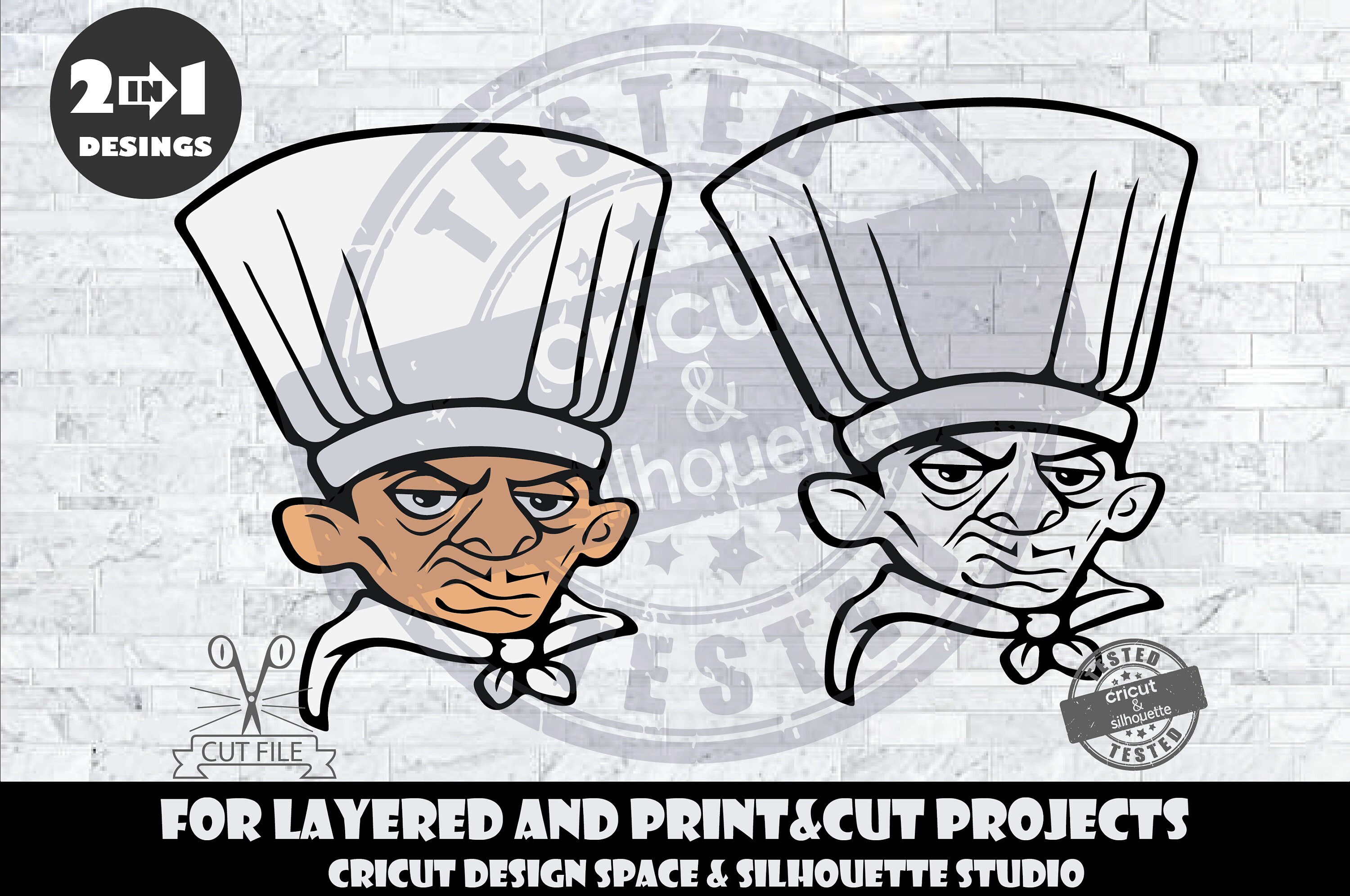 Chef Skinner SVG Ratatouille SVG Design-Dateien für Cricut - Etsy Schweiz