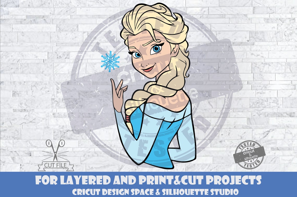 Frozen SVG Elsa SVG Design Files for Cricut Silhouette Cut Files ...