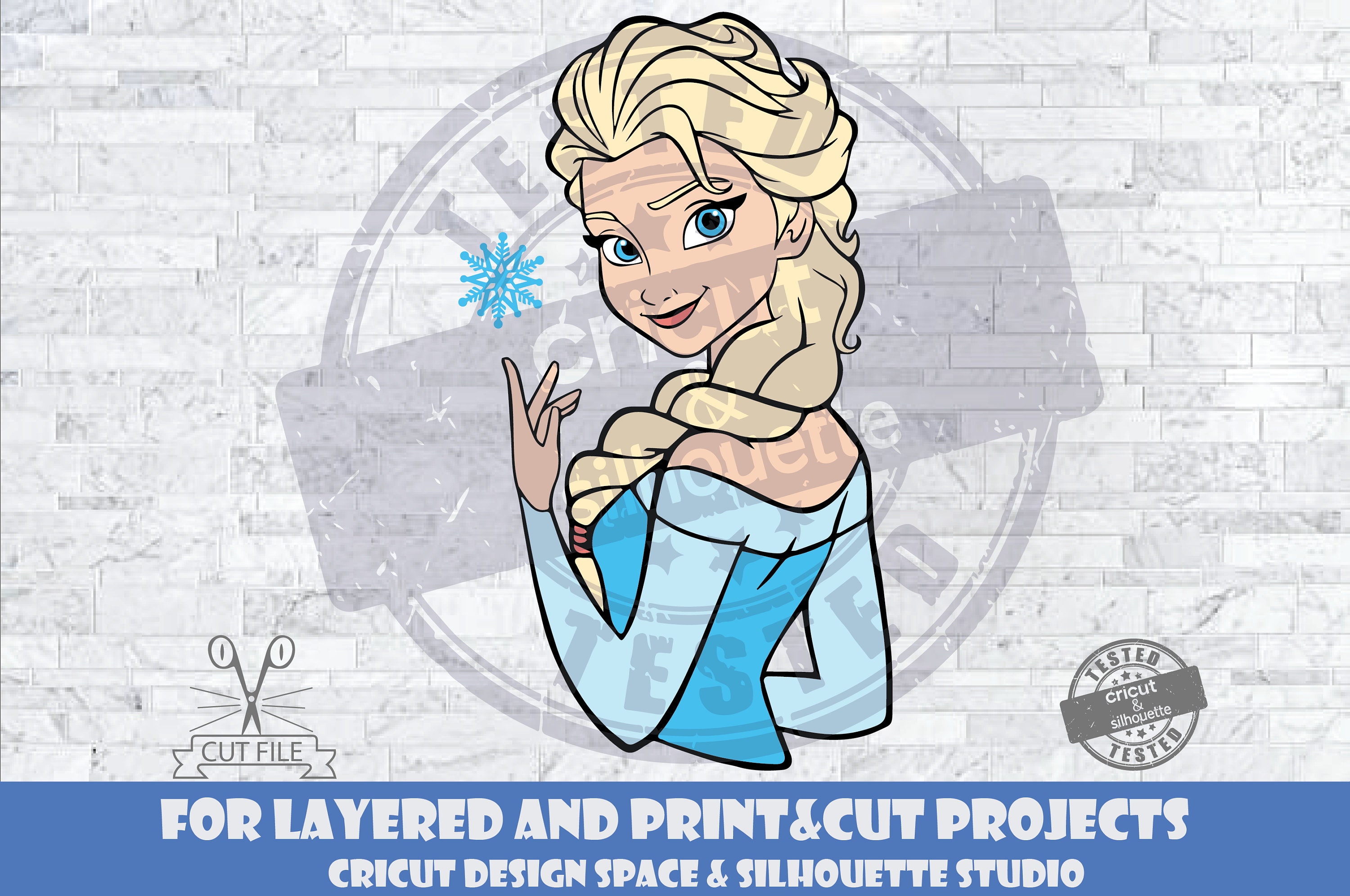 Frozen SVG Elsa SVG Design Files for Cricut Silhouette Cut Files ...