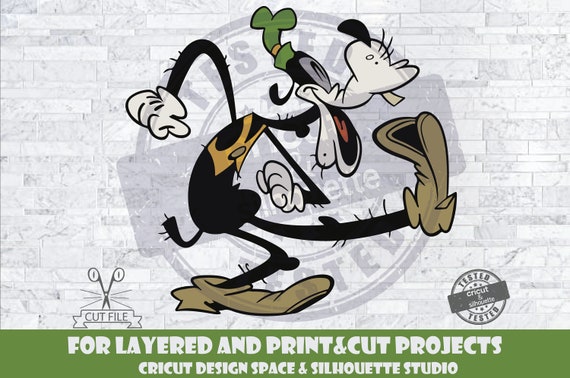 Goofy SVG Design Files for Cricut Silhouette Cut Files Layered | Etsy