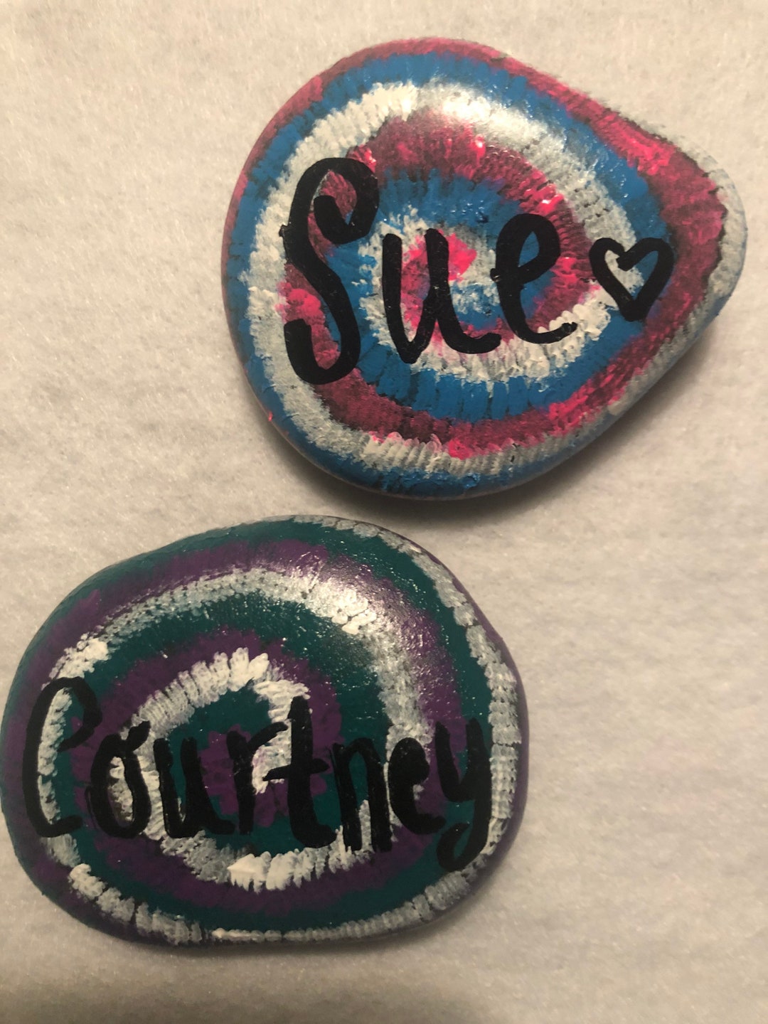 Personalized Painted Rock Names (price is per Rock) - Etsy