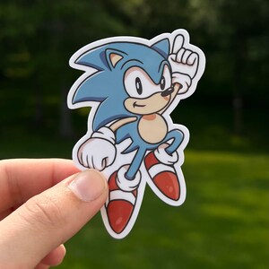 Sonic Sticker - Vinyl - Etsy