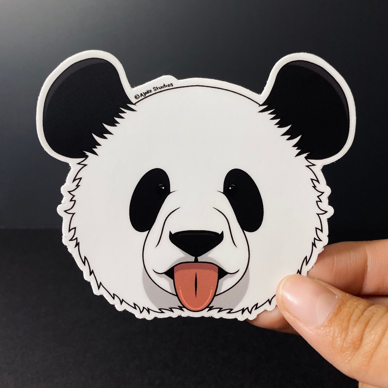 Panda Sticker Water Resistant Weatherproof Matte Vinyl Sticker Die Cut ...