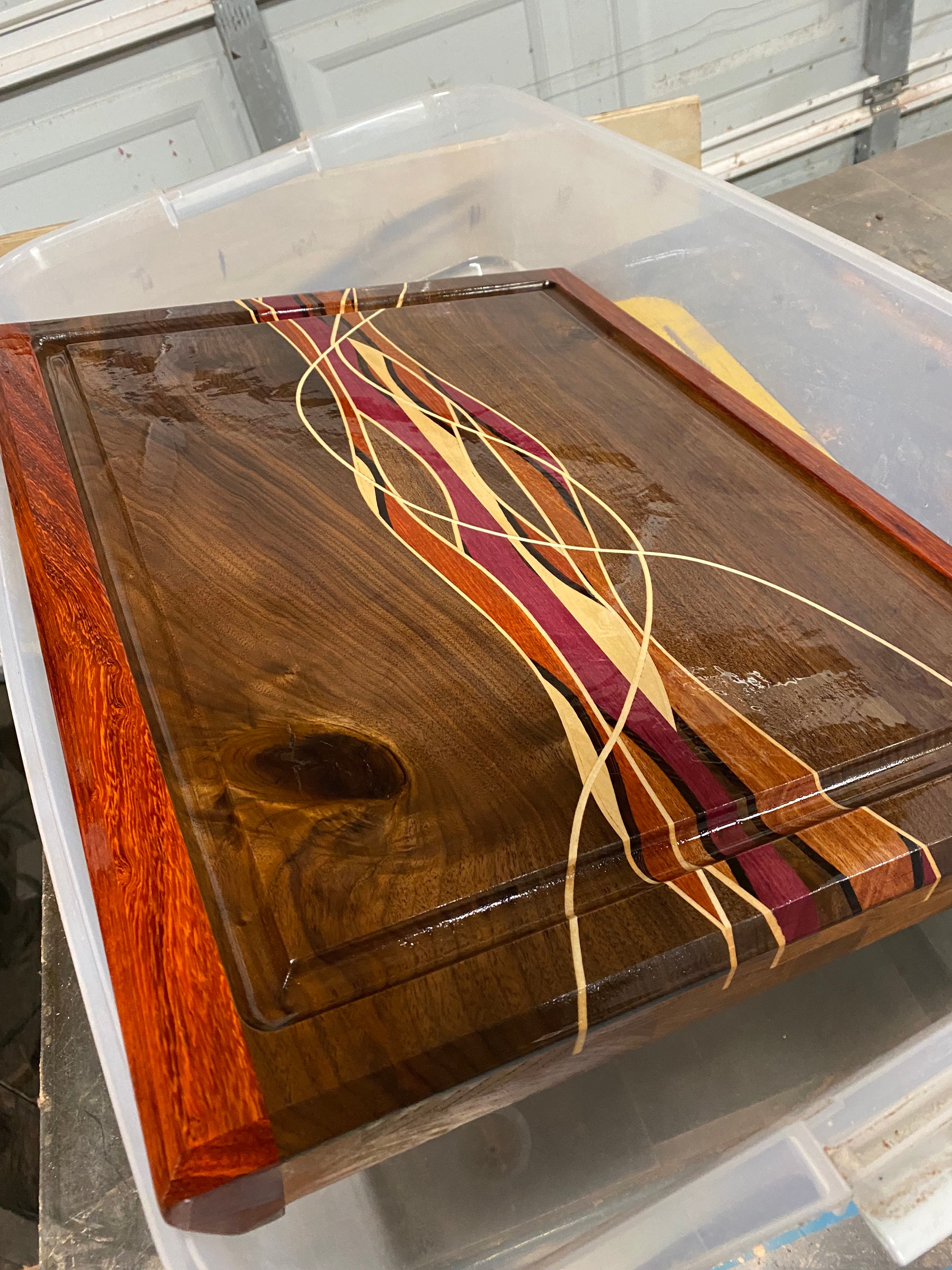 Custom Exotic Hardwood Cutting Boards - Etsy