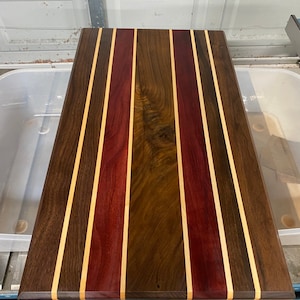 Custom Exotic Hardwood Cutting Boards - Etsy