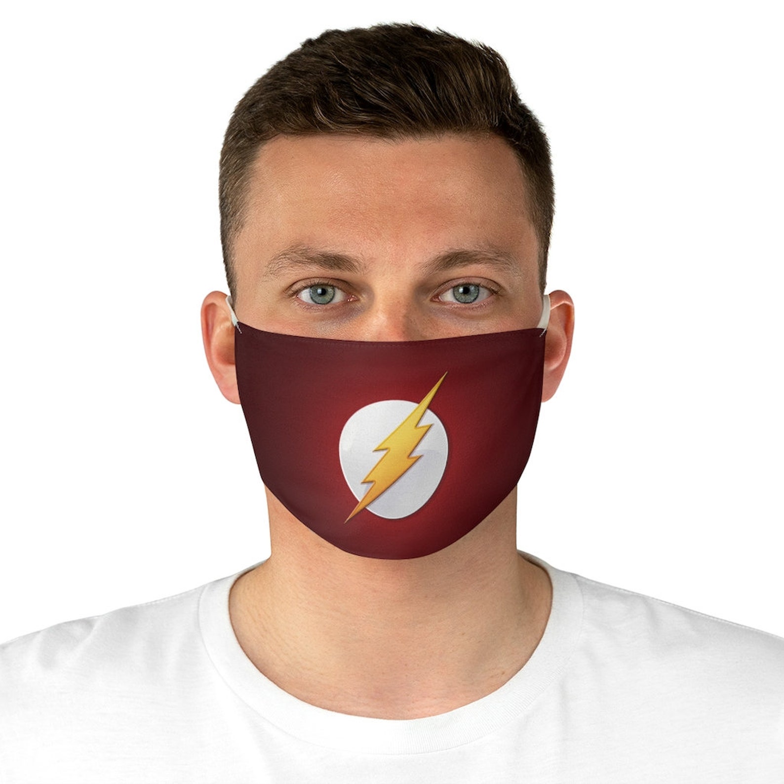 The Flash DC Comics face mask DC Comics face mask The Flash | Etsy