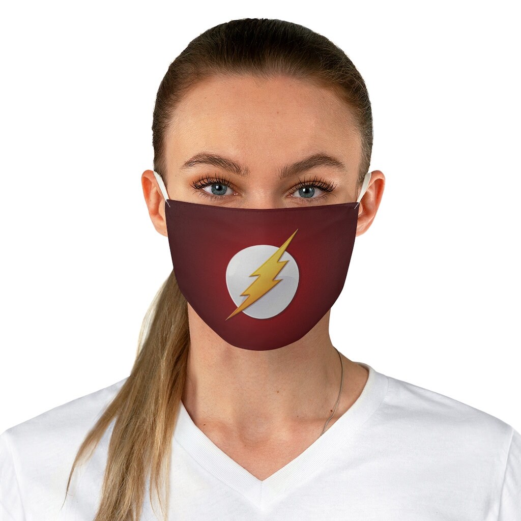 The Flash DC Comics face mask DC Comics face mask The Flash | Etsy