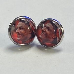 12mm Mahomes & Kelce Stud Earrings, Chiefs Football Fan Gift - Etsy