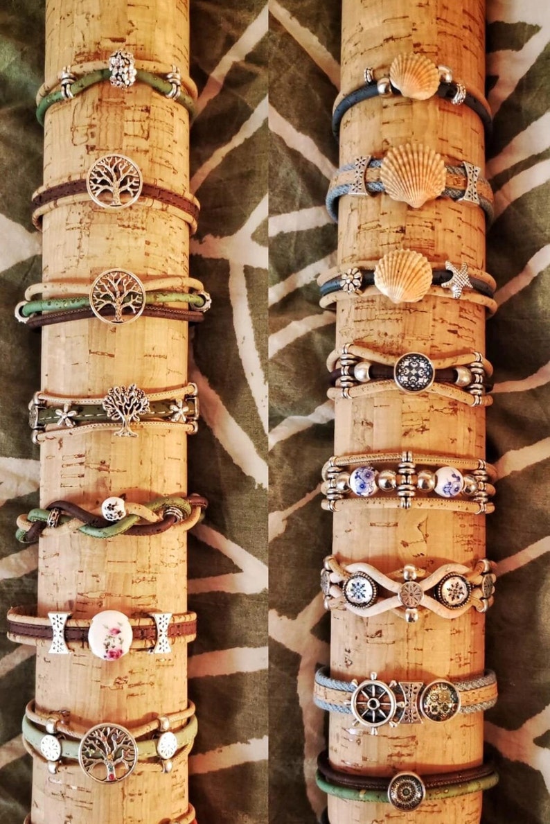 Handmade Cork-bracelets - Etsy