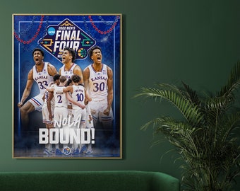 Kansas Jayhawks Basketball Poster - Etsy