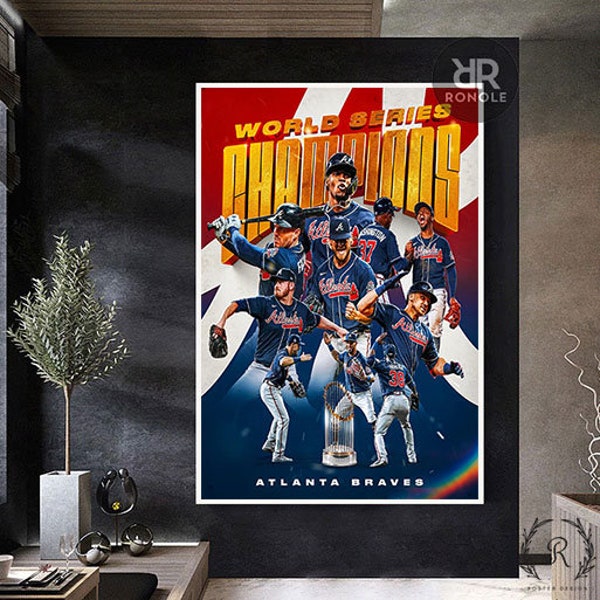 Braves World Series Poster - Etsy