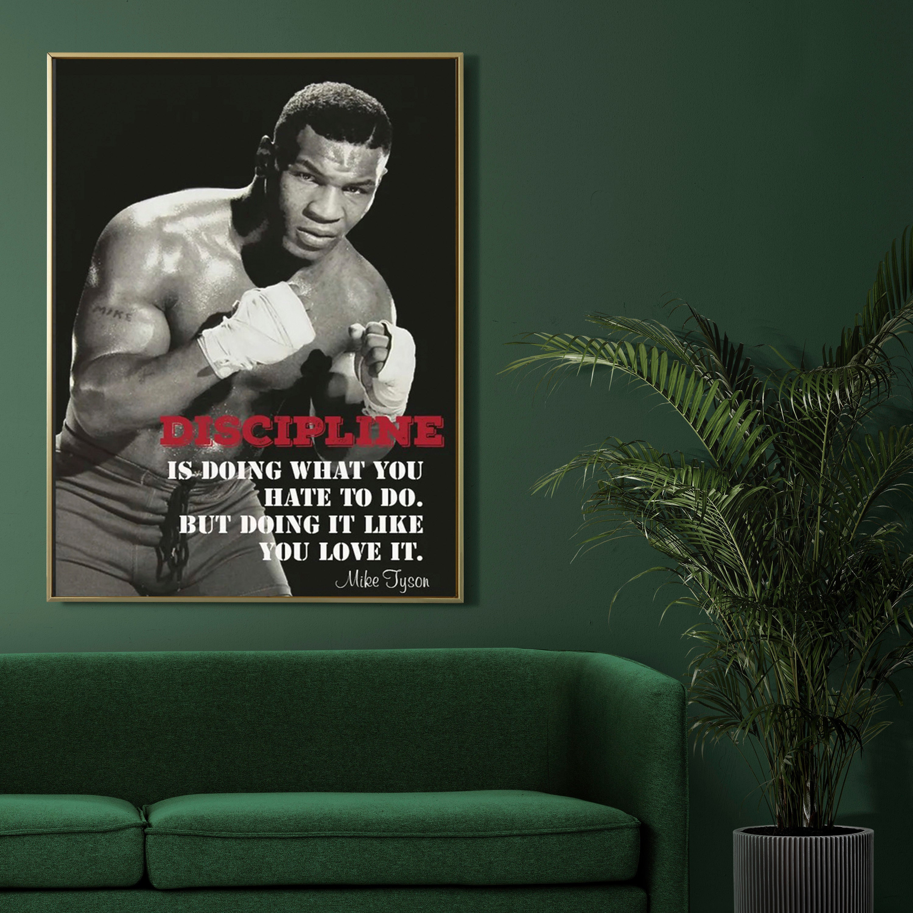 Mike Tyson Quote Poster