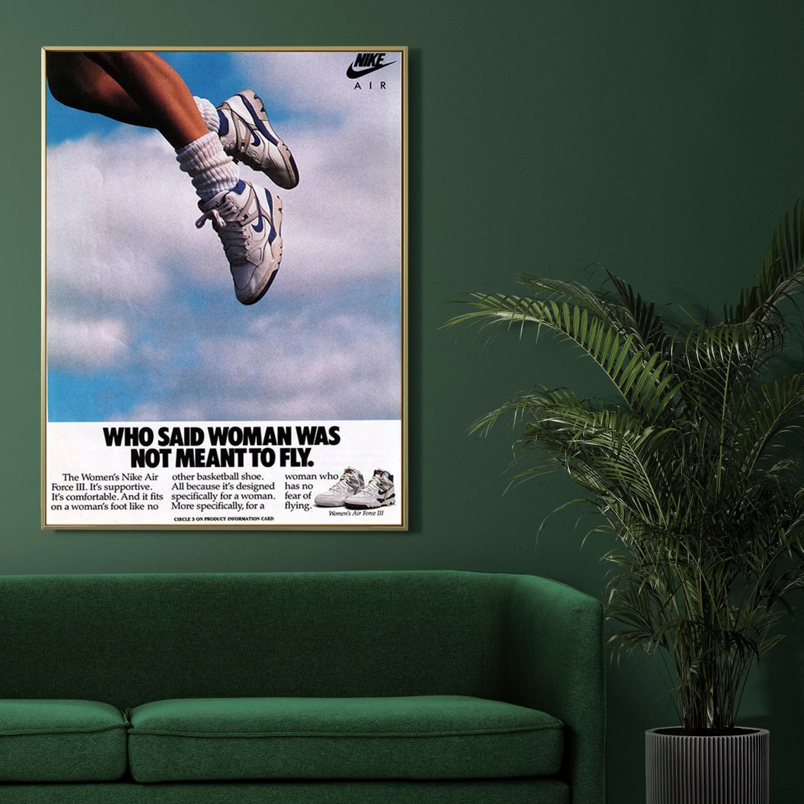 Women Can Fly Poster No Frames Sneaker Poster Who Said - Etsy