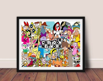 Cartoon Network Poster - Etsy