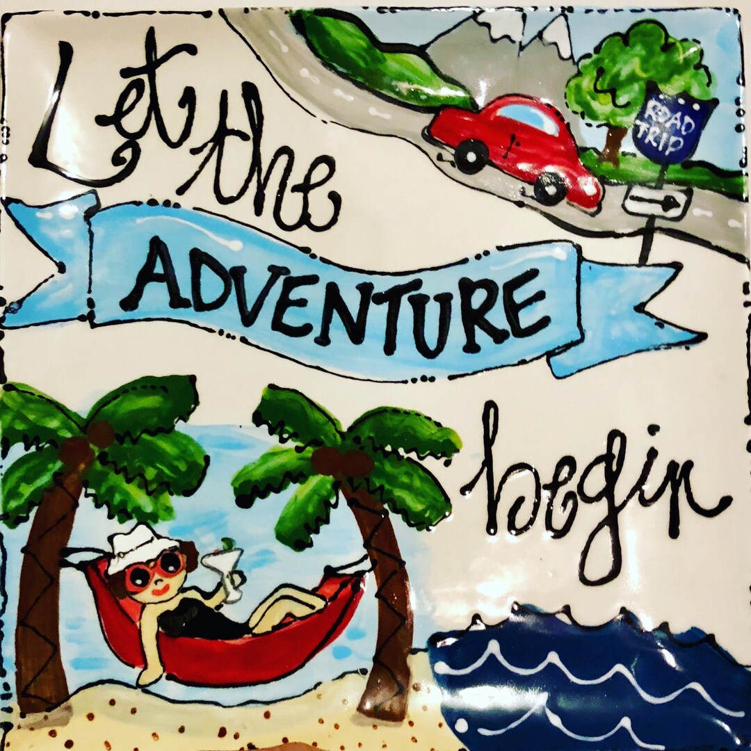 Retirement Adventure Plate - Etsy