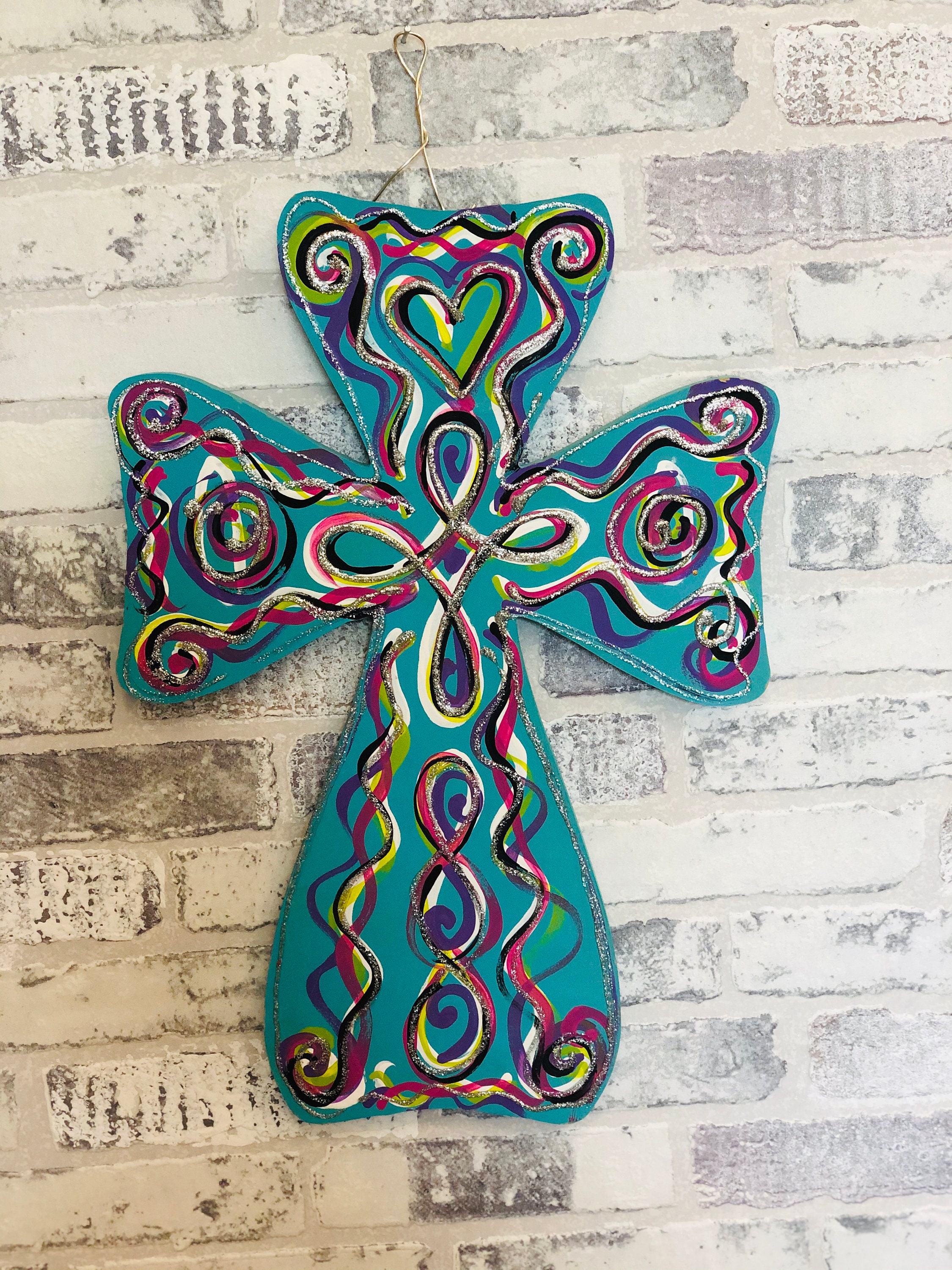 Cross Door Hanger small - Etsy