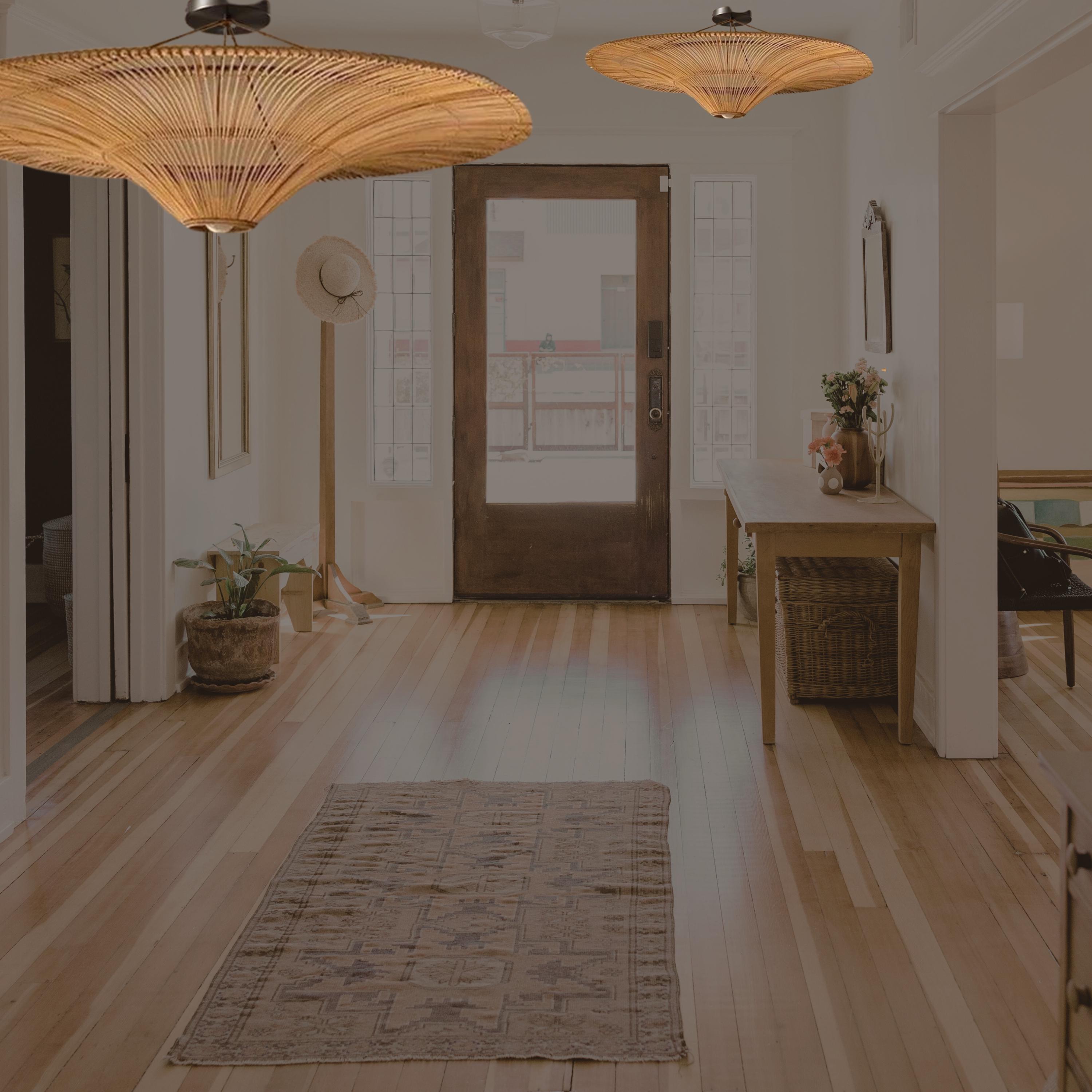 High Quality-rattan Pendant Light for Living Room Entry Way Lamp ...