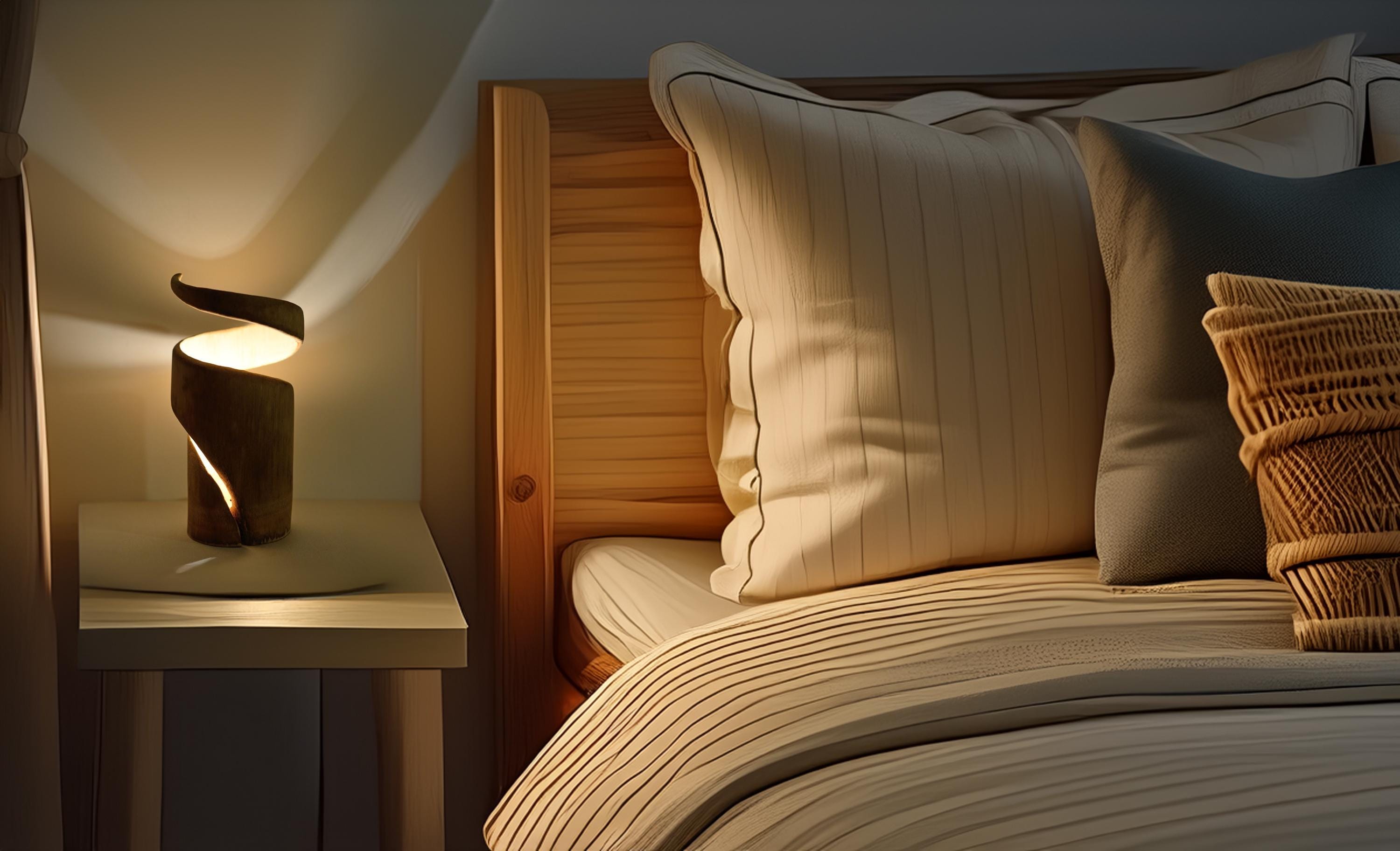 Eco-friendly Bamboo STUDY TABLE Light Perfect for Modern Homes, Living ...