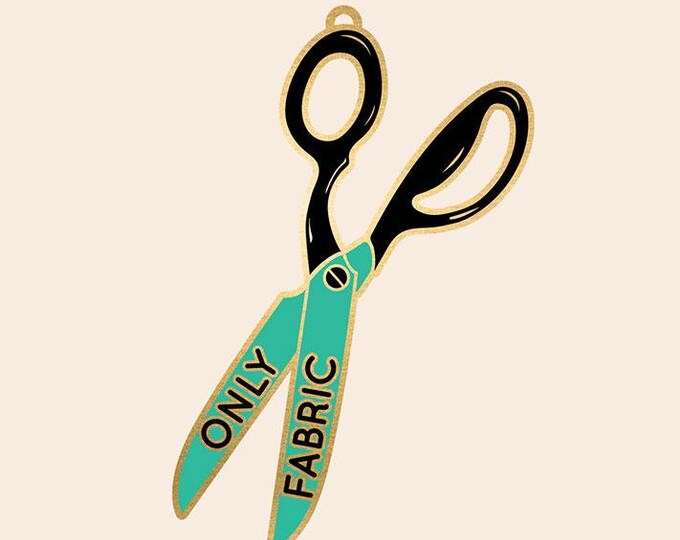 Fabric Only Scissors Ornament | Ruby Star Society - Etsy
