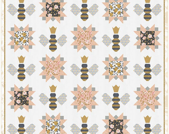 Queen Bee Paper Pattern by Sweetfire Road- Quilt Pattern- Intermediate ...