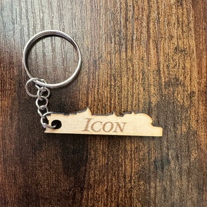 Royal Caribbean Ship Keychain Made of Wood: Icon, Oasis, Quantum ...