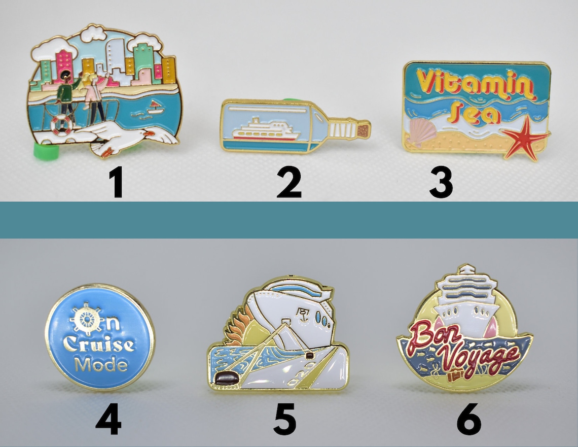 Cruise Ship Pins With Lanyard - Etsy
