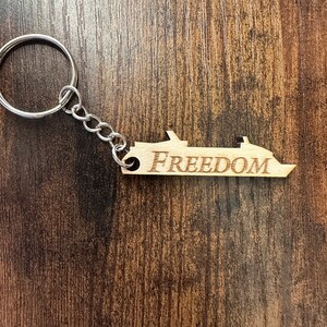 Royal Caribbean Ship Keychain Made of Wood: Icon, Oasis, Quantum ...