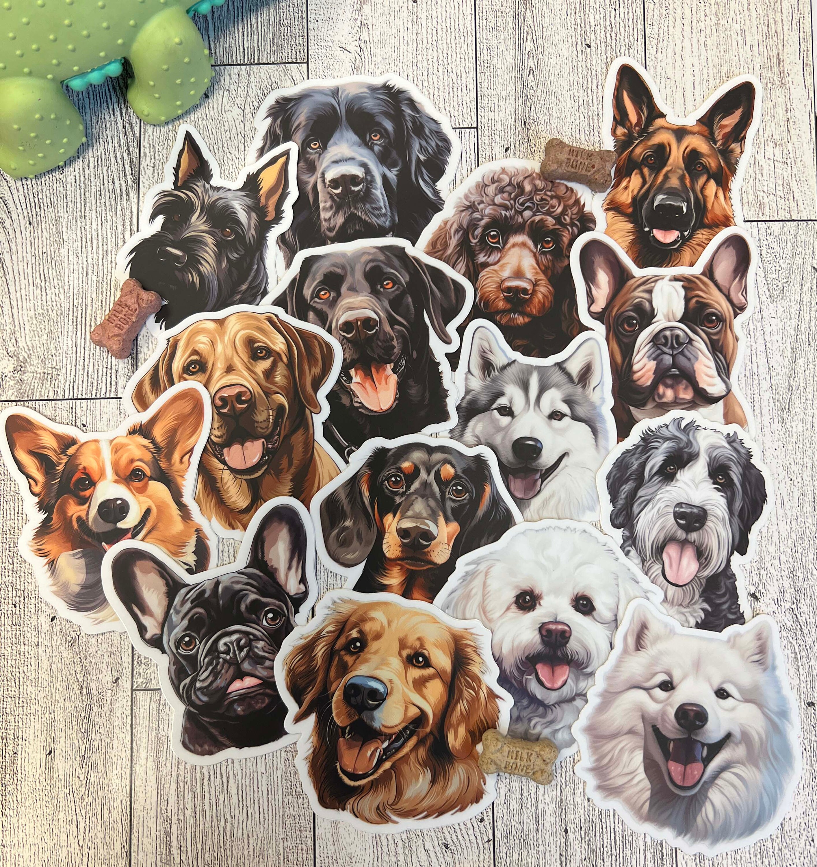 Dog Stickers, Pet Stickers, Waterproof Stickers, Dog & Pet Sticker, Dog ...