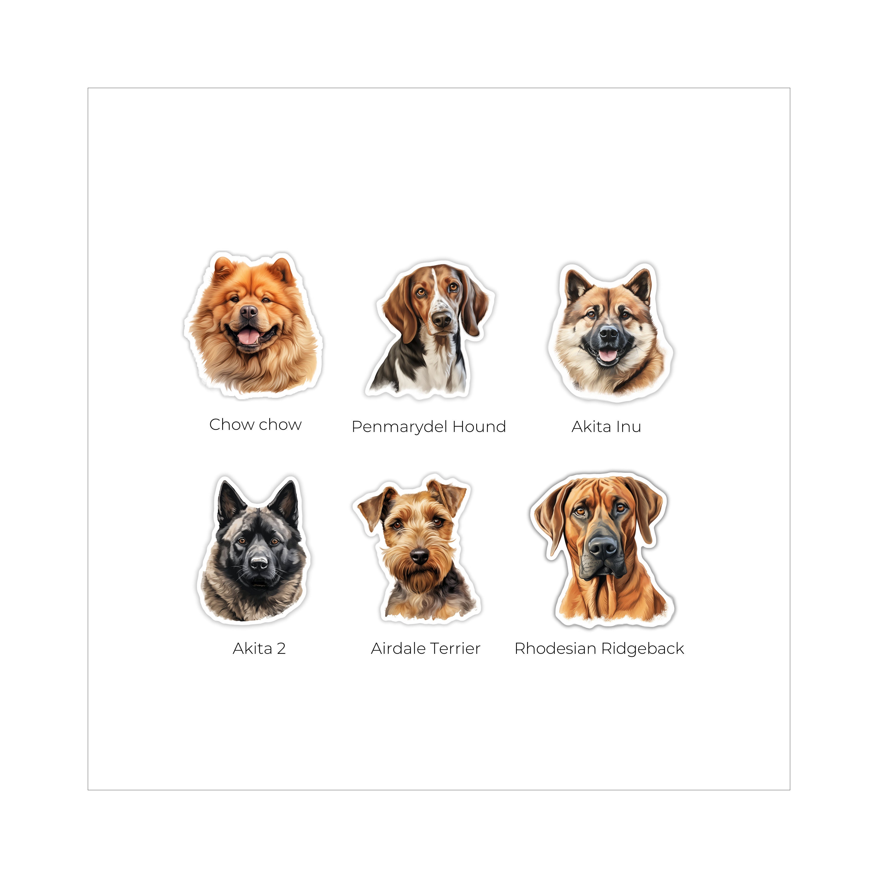 Dog Stickers, Pet Stickers, Waterproof Stickers, Dog & Pet Sticker, Dog ...