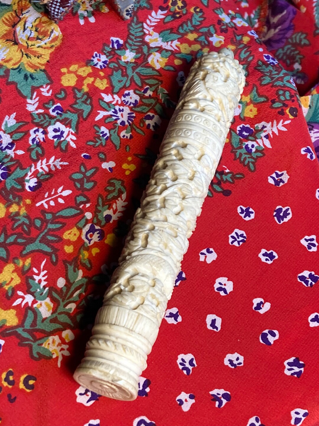 Engraved Ivory Needle Case Circa 1870 - Etsy