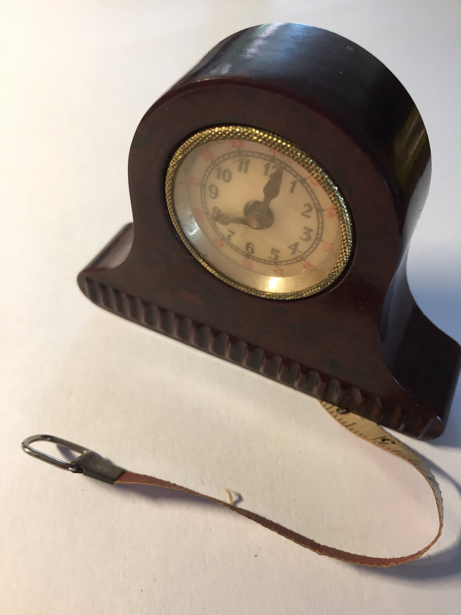 Art Deco Novelty Bakelite Clock Tape Measure Sewing Aid, Very Rare! - Etsy
