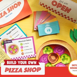Printable Pizza Shop - Kids Activity Busy Pack - Etsy