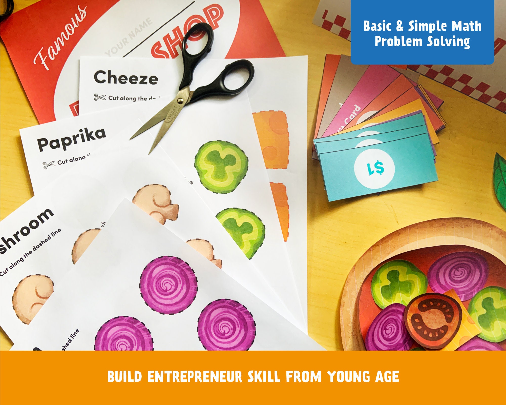 Printable Pizza Shop - Kids Activity Busy Pack - Etsy