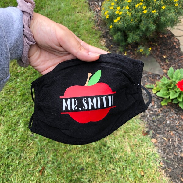 Teacher Mask Svg - Etsy