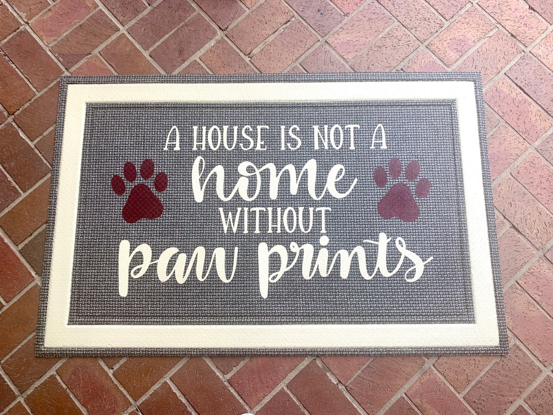 XL House is Home Custom Colors Mat Large Outdoor Doormat Dog - Etsy