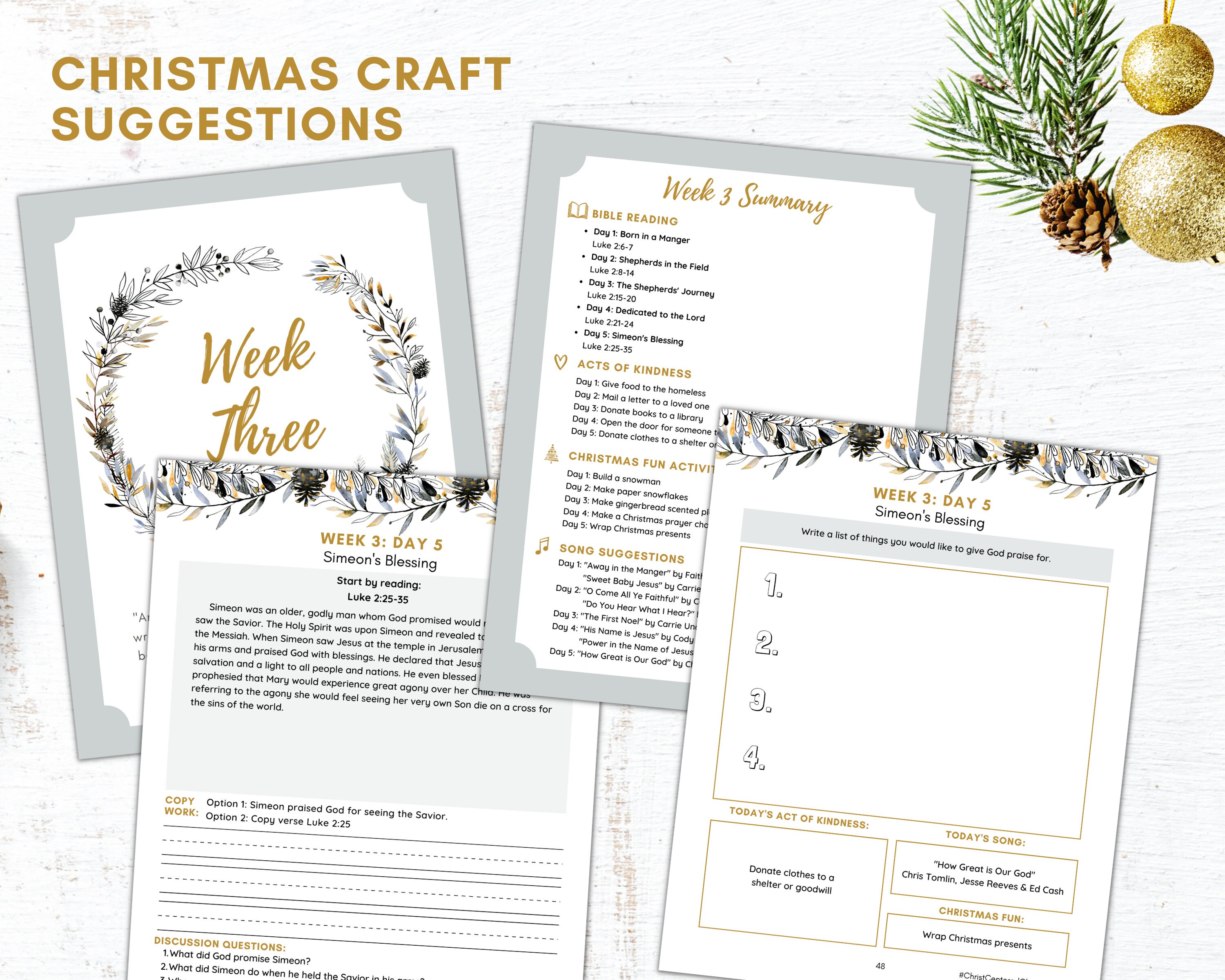 Christmas Bible Study for Kids DIGITAL DOWNLOAD - Etsy