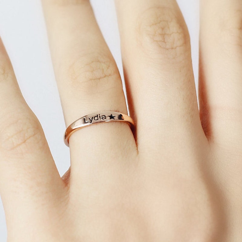 Name Ring - Etsy