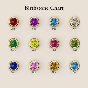 Personalized Initial Birthstone Necklace, Pave Letter Necklace, Custom ...