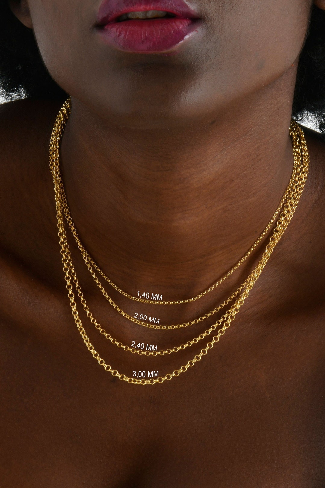 Thick to Thin Doc Chain , Doc Chain , Chain Necklace , Gold Jewelry ...