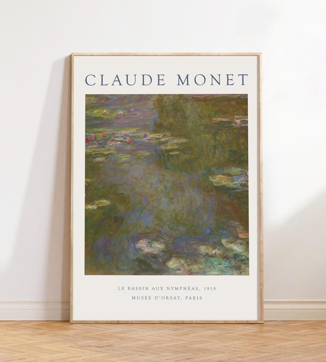 Claude Monet Print, Monet Poster, Monet Wall Decor, Monet Wall Art ...