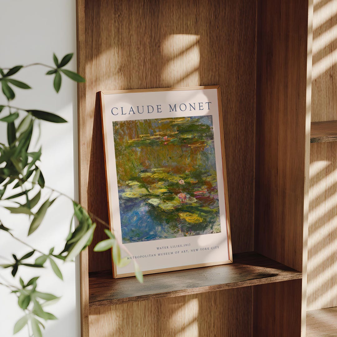 Claude Monet Print, Monet Poster, Monet Wall Decor, Monet Wall Art ...