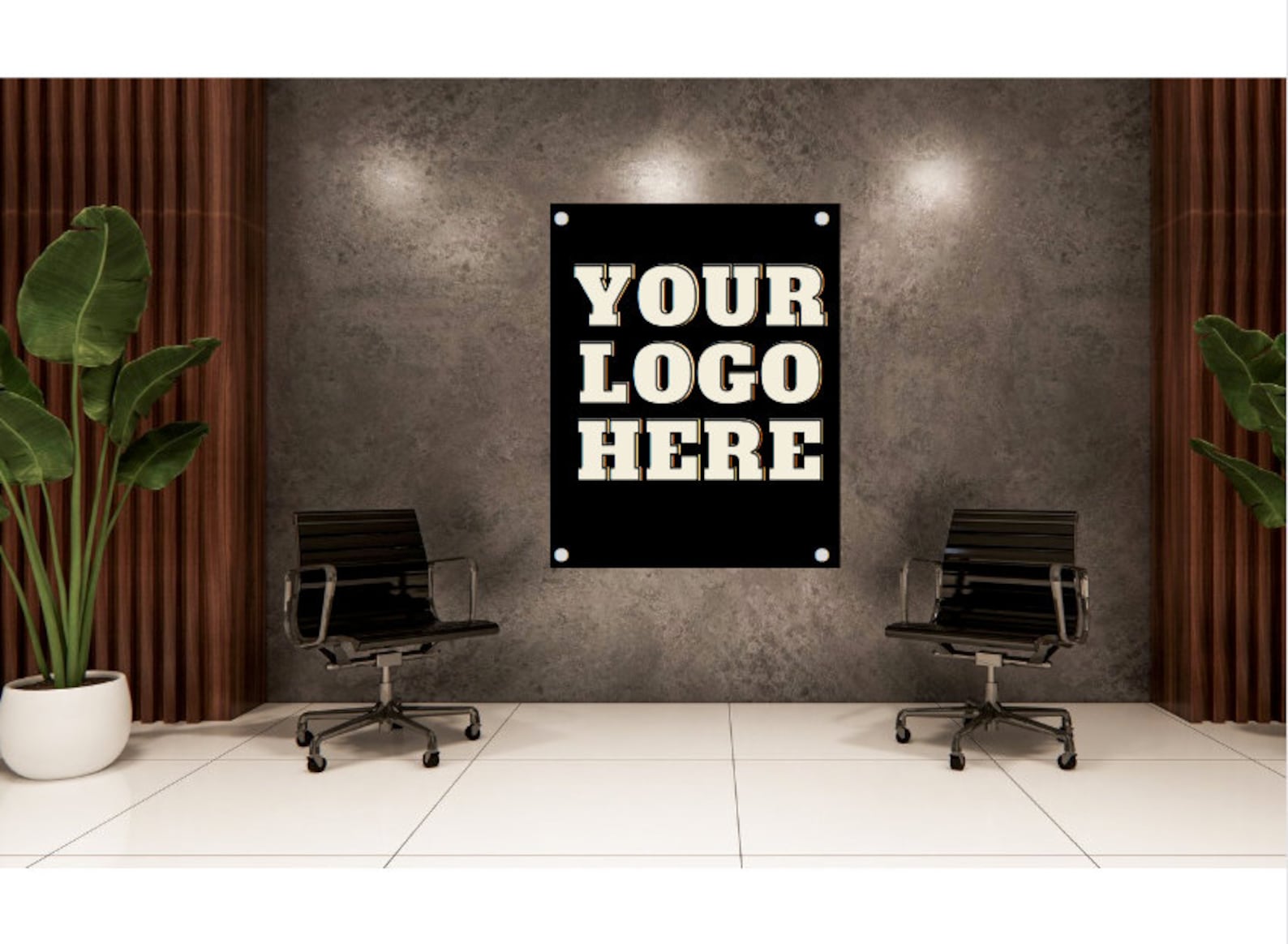 Personalized Acrylic Business Sign Custom Acrylic Business Logo Sign ...