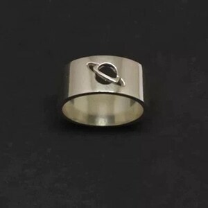 Silver Couple Rings Set Planet & Pyramid Couple's Rings - Etsy