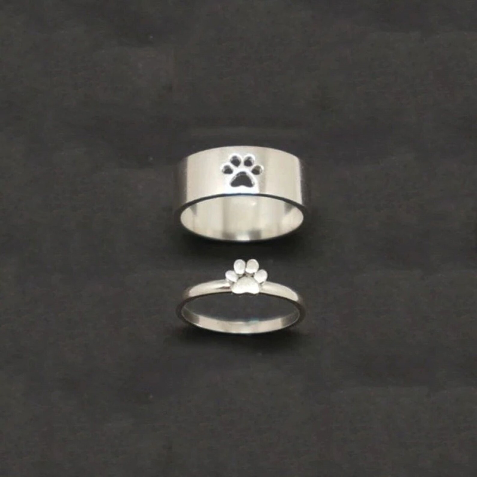 Silver Couple Rings Set Spider & Snake Couples Rings for Women | Etsy