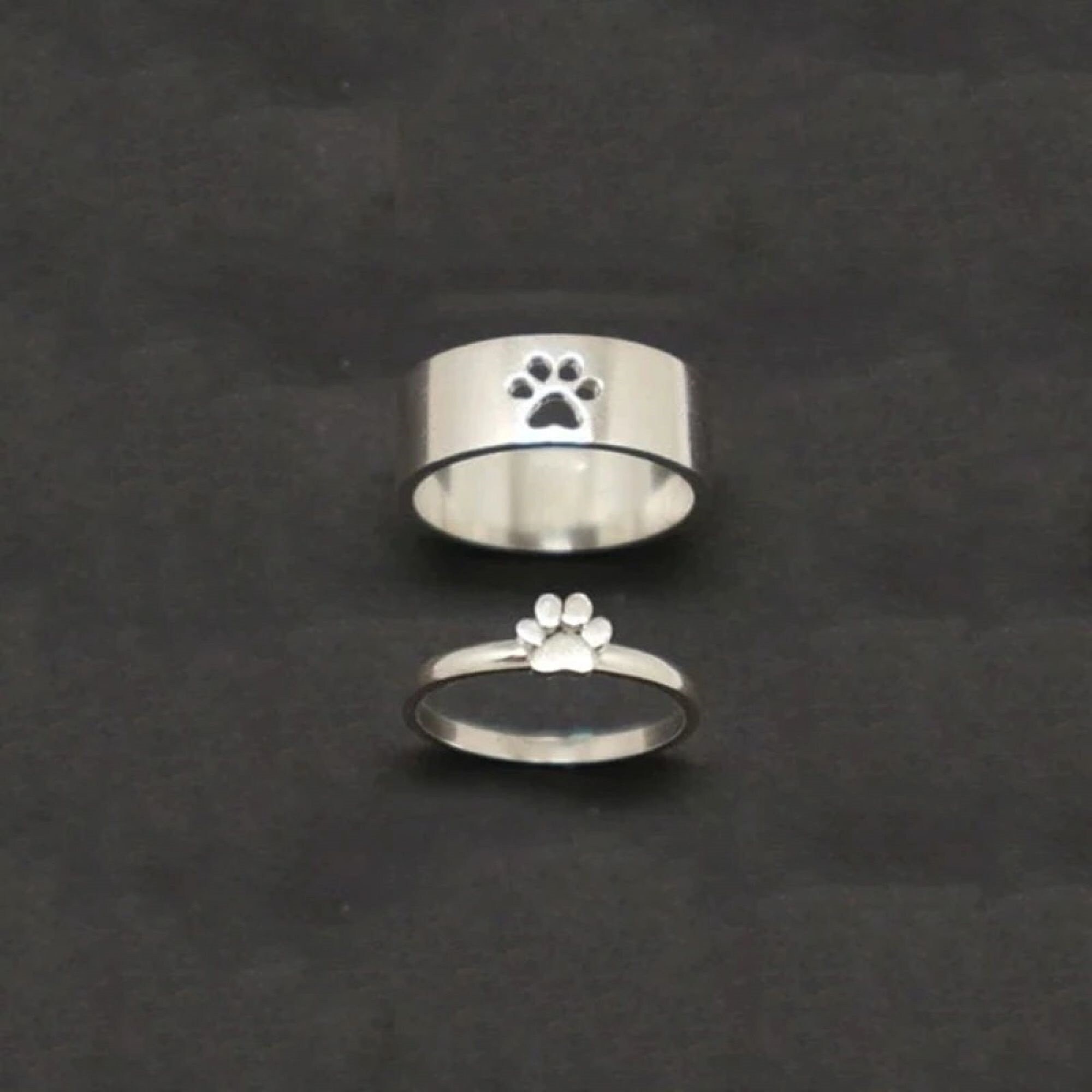 Silver Couple Rings Set Spider & Snake Couples Rings for Women | Etsy