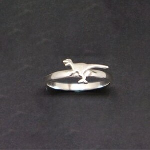 Silver Couple Rings Set Dinosaur Shape Couple's Rings for Women ...