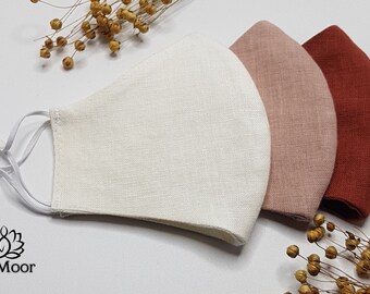 Linen Face Mask | Etsy