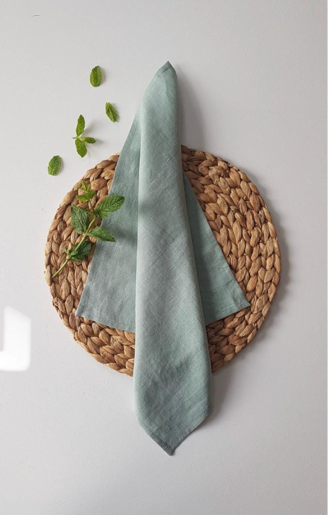Linen Napkins | Washed Soft Linen Table Napkin | Stonewashed Linen ...